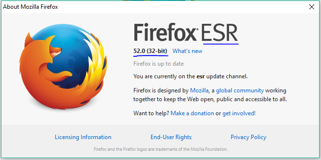 FireFox ESR Update