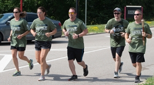 SIUE Police Officers Run to Benefit Special Olympics